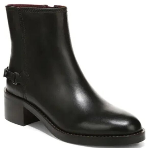Franco Sarto | Shoes | Franco Sarto Leather Buckle Ankle Boots Colt ...